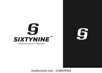 69 Sixty Nine Number Logo Design Stock Vector (Royalty Free) 2148599201 ...