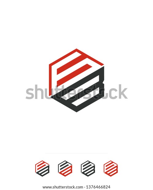 6b B6 Sixb Bsix Hexagon Shape Stock Vector (Royalty Free) 1376466824 ...