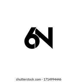 6n Letter Original Monogram Logo Design Stock Vector (Royalty Free ...