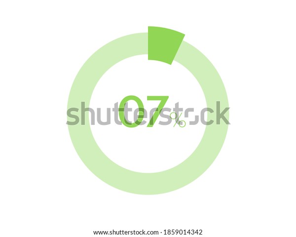 7 Circle Diagrams Infographics Vector 7 Stock Vector (Royalty Free ...