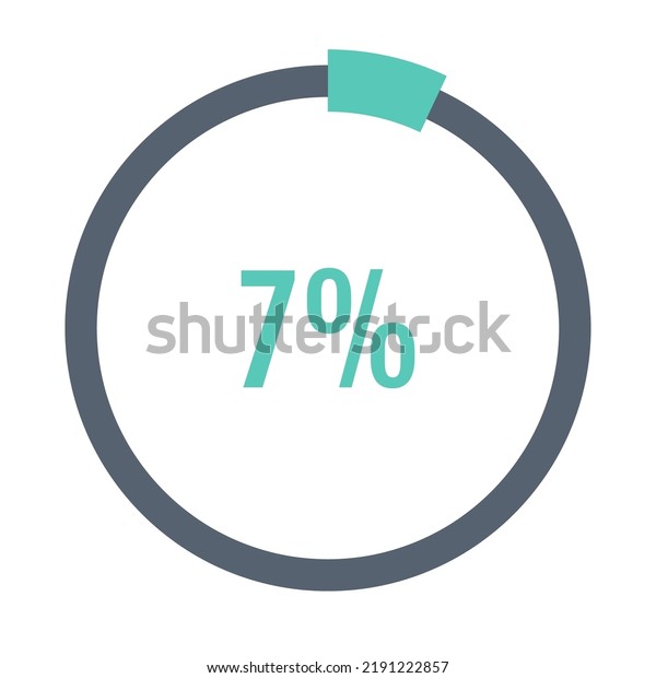 7 Circle Diagrams Infographics Vector Stock Vector (Royalty Free ...