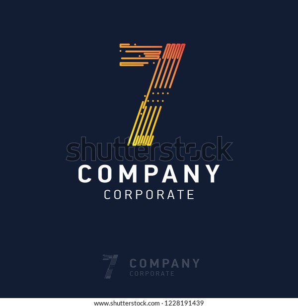 7 Company Logo Design Vector Stock Vector (Royalty Free) 1228191439 ...