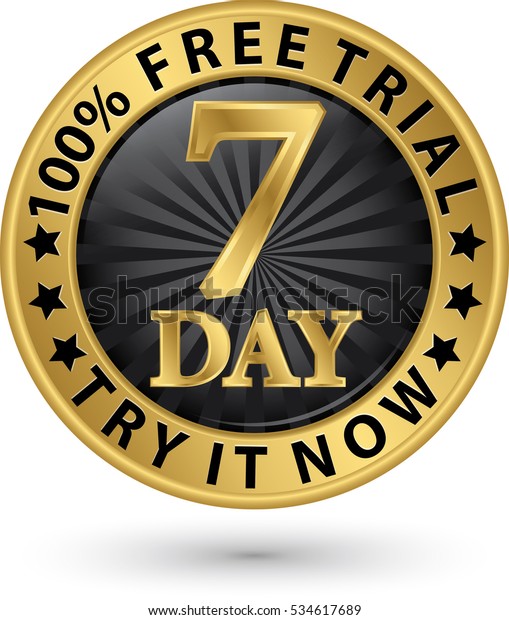 7 Day Free Trial Try Now Stock Vector (Royalty Free) 534617689