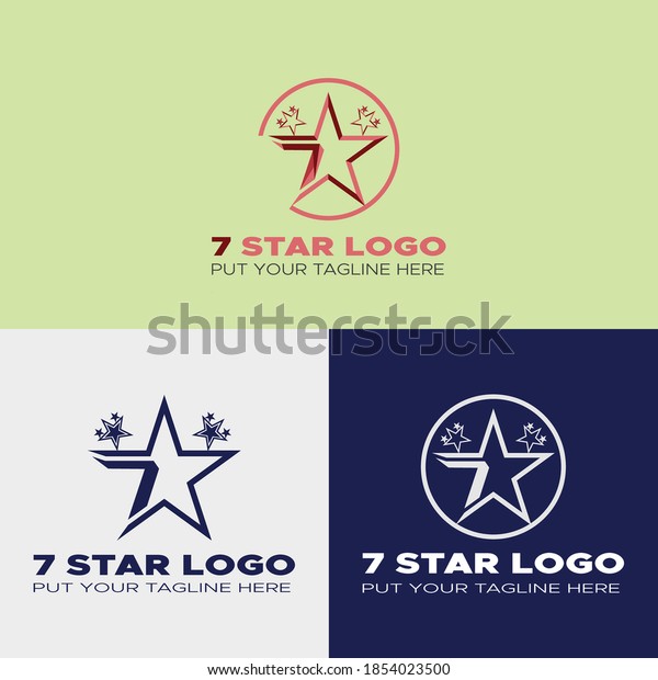 7 Star Logo Star Logo Star Stock Vector (Royalty Free) 1854023500 ...