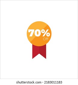 70 Sales Presentation Discount Offer Price Stock Vector (Royalty Free ...