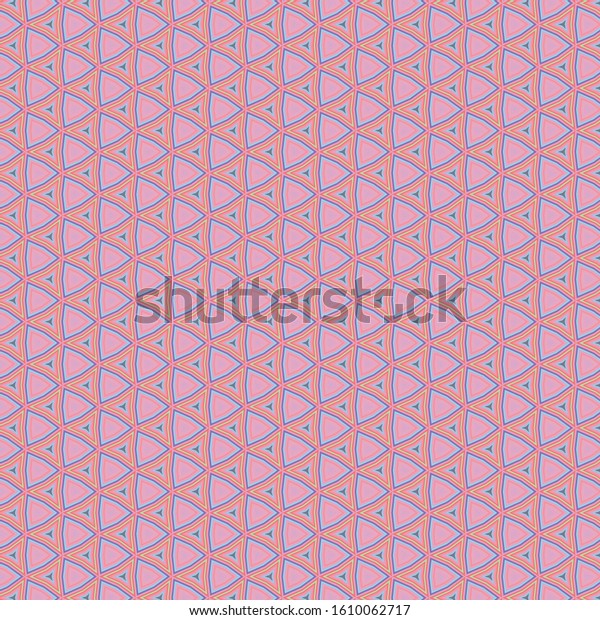 70s Rainbow Colored Pastel Triangles Stock Vector (Royalty Free ...