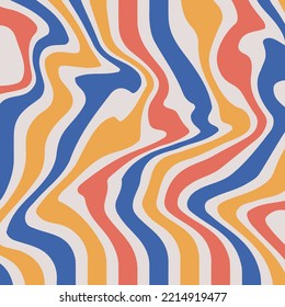70s Retro Wave Background 60s 70s Stock Vector (Royalty Free ...