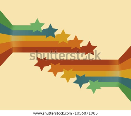 70 S Star Background Vintage Retro Vector Stock Vector (Royalty Free ...