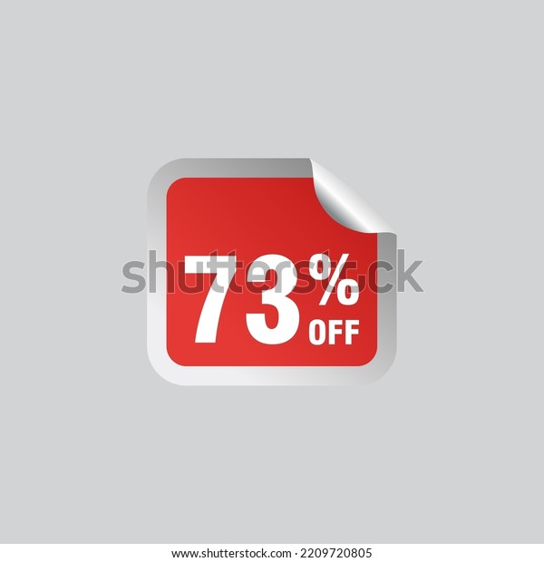 73 Discount Sales Vector Badges Labels Stock Vector (Royalty Free ...