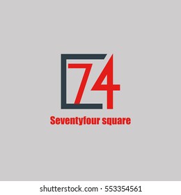 74 Letter Logo Design Vector Element Stock Vector (Royalty Free ...