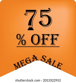 720 75 off logo Images, Stock Photos & Vectors | Shutterstock