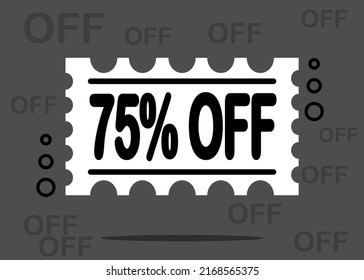 7,532 75 off Images, Stock Photos & Vectors | Shutterstock