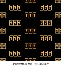 777 Seamless Pattern Bright Vector Illustration Stock Vector (Royalty ...
