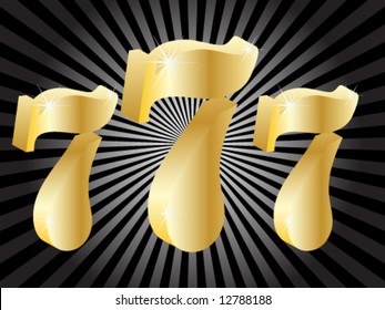 777 Vector Illustration Stock Vector (Royalty Free) 12788188 | Shutterstock