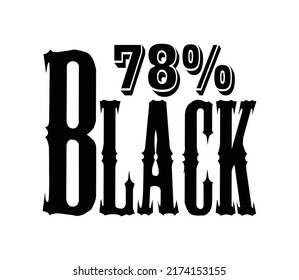 78 Black Sign Label Vector Illustration Stock Vector (Royalty Free ...