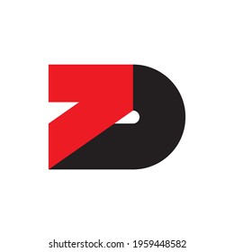 7d Logo Number 7 D Letter Stock Vector (Royalty Free) 1959448582 ...