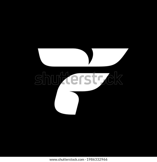 7f Tf Letter Logo Design Abstract Stock Vector (Royalty Free ...