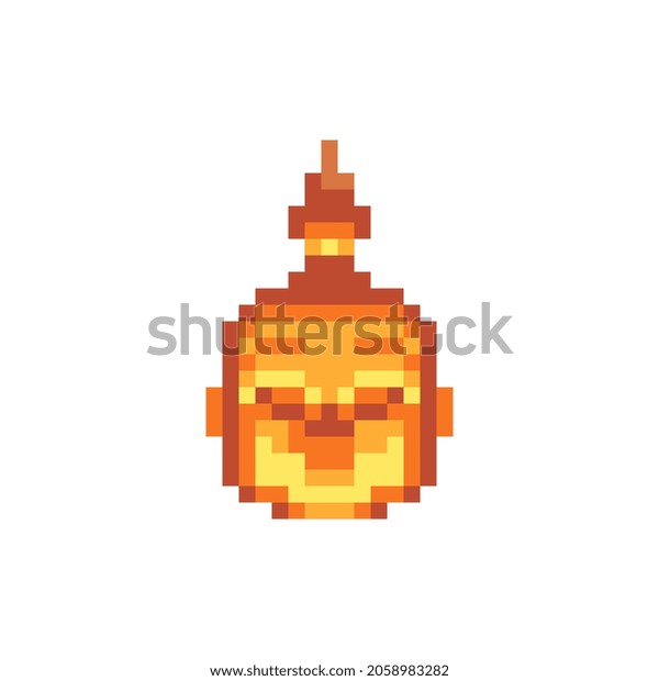 8 Bit Abstract Creepy Characters Pixel Stock Vector (Royalty Free ...