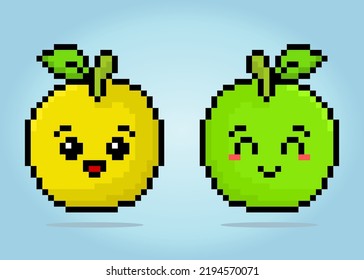 8 Bit Pixel Guava Fruit Pixels Stock Vector (Royalty Free) 2194570071 ...