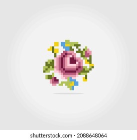 5,182 Pixel rose Images, Stock Photos & Vectors | Shutterstock
