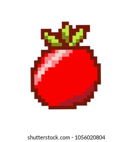 8 Bit Pixelart Tomato Stock Vector (Royalty Free) 1056020804 | Shutterstock
