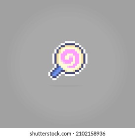 8 Bit Pixels Lollipop Food Icon Stock Vector (Royalty Free) 2102158936 ...