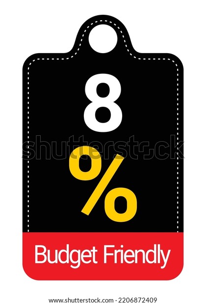 8 Budget Friendly Sign Tag Label Stock Vector (Royalty Free) 2206872409 ...