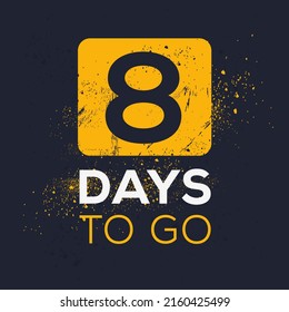 3,787 Countdown 8 days Images, Stock Photos & Vectors | Shutterstock