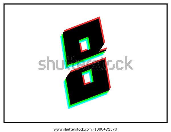 fuente de 8 números, logotipo de: vector de stock (libre de regalías ...