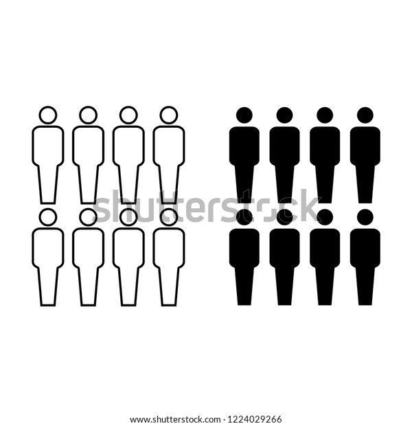 8 People Icon Stock Vector (Royalty Free) 1224029266 | Shutterstock