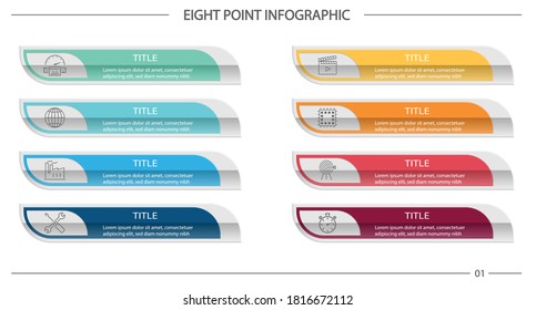 1,054 8 point infographic Images, Stock Photos & Vectors | Shutterstock