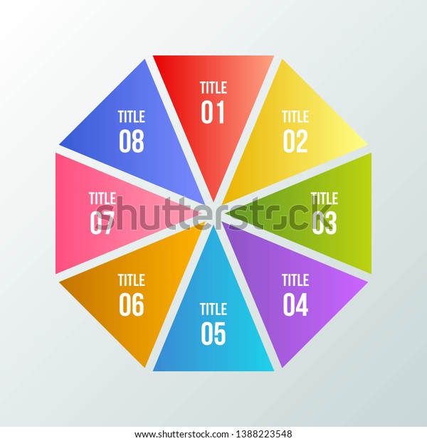 8 Steps Chart Infographic Diagram Stok Vektör (Telifsiz) 1388223548 ...