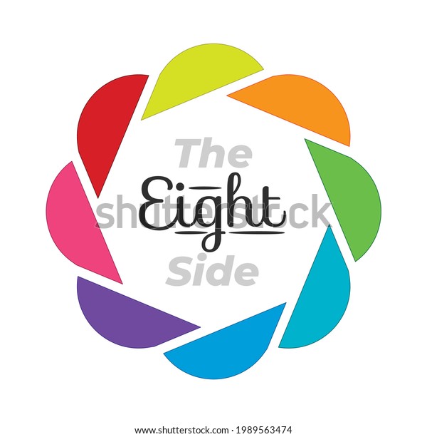 8 Ways Infographic Circle Template Different Stock Vector (Royalty Free ...