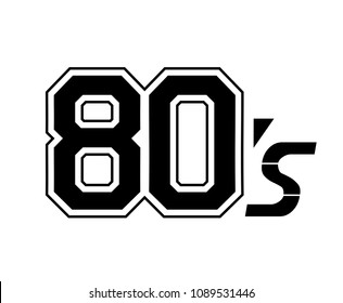 Design 80s Symbol Stock Vector (Royalty Free) 1672157254 | Shutterstock