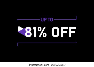 45 81 off sale logo Images, Stock Photos & Vectors | Shutterstock