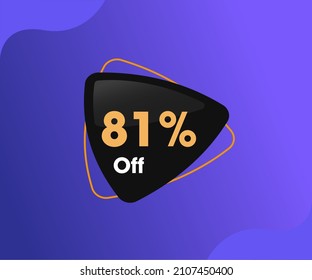 45 81 off sale logo Images, Stock Photos & Vectors | Shutterstock