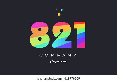 Happy New 2018 Illustration Color Numbers Stock Vector (Royalty Free ...