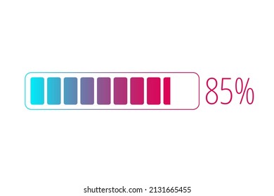 85 Percent Chart Vector Percentage Infographics: เวกเตอร์สต็อก (ปลอดค่า ...