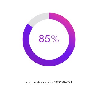 87 Percent Pie Chart Circle Diagram Stock Vector (Royalty Free) 1904296288