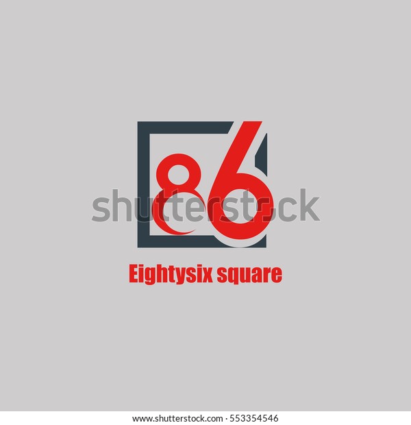 86 Letter Logo Design Vector Element Stock Vector (Royalty Free ...
