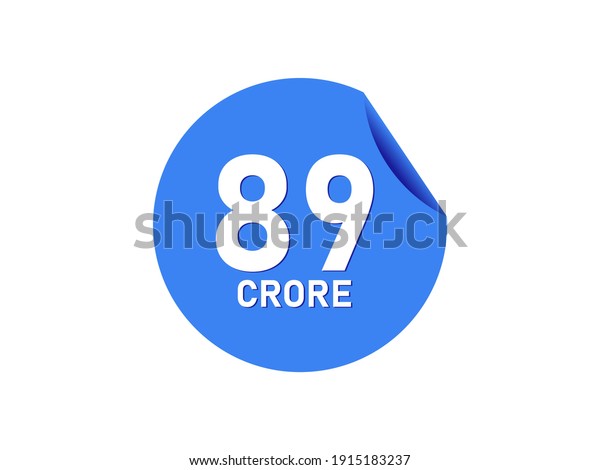 1 89 Crore Logo Images, Stock Photos & Vectors | Shutterstock