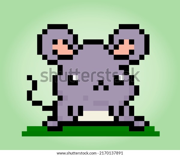 8bit Pixel Rat Animals Game Assets 库存矢量图（免版税）2170137891 | Shutterstock