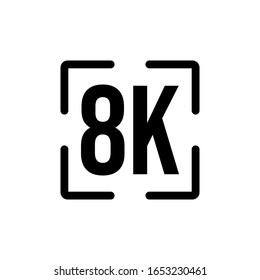 1,674 8k icon Images, Stock Photos & Vectors | Shutterstock