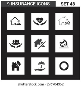 Insurance Hand Icons Vector Set: เวกเตอร์สต็อก (ปลอดค่าลิขสิทธิ์ ...