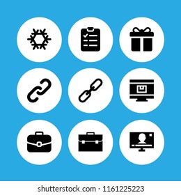 9 Box Icons Vector Set Checklist Stock Vector (Royalty Free) 1161225223 ...