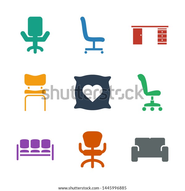 9 Comfortable Icons Trendy Comfortable Icons Stock Vector (Royalty Free ...