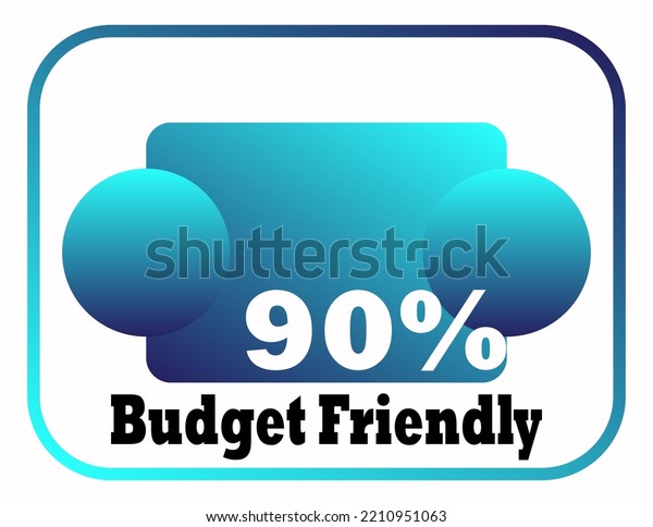 90 Budget Friendly Sign Tag Warning Stock Vector (Royalty Free ...