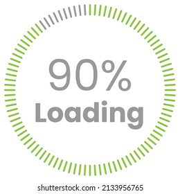 90 Loading 90 Circle Diagrams Infographics Stock Vector (Royalty Free ...