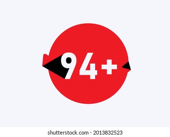 94 Plus Age Limit Icons 94 Stock Vector (Royalty Free) 2013832523 ...