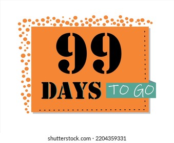 1,651 99 Days Images, Stock Photos & Vectors | Shutterstock